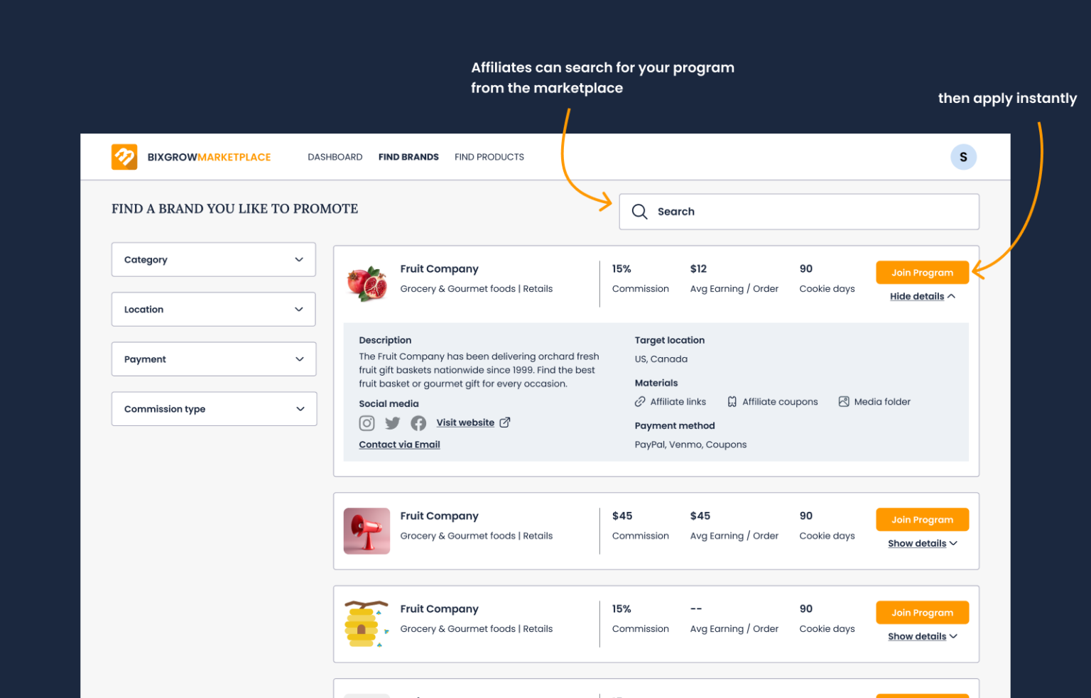 Affiliate program – BixGrow – Affiliate Marketing & Referral Program