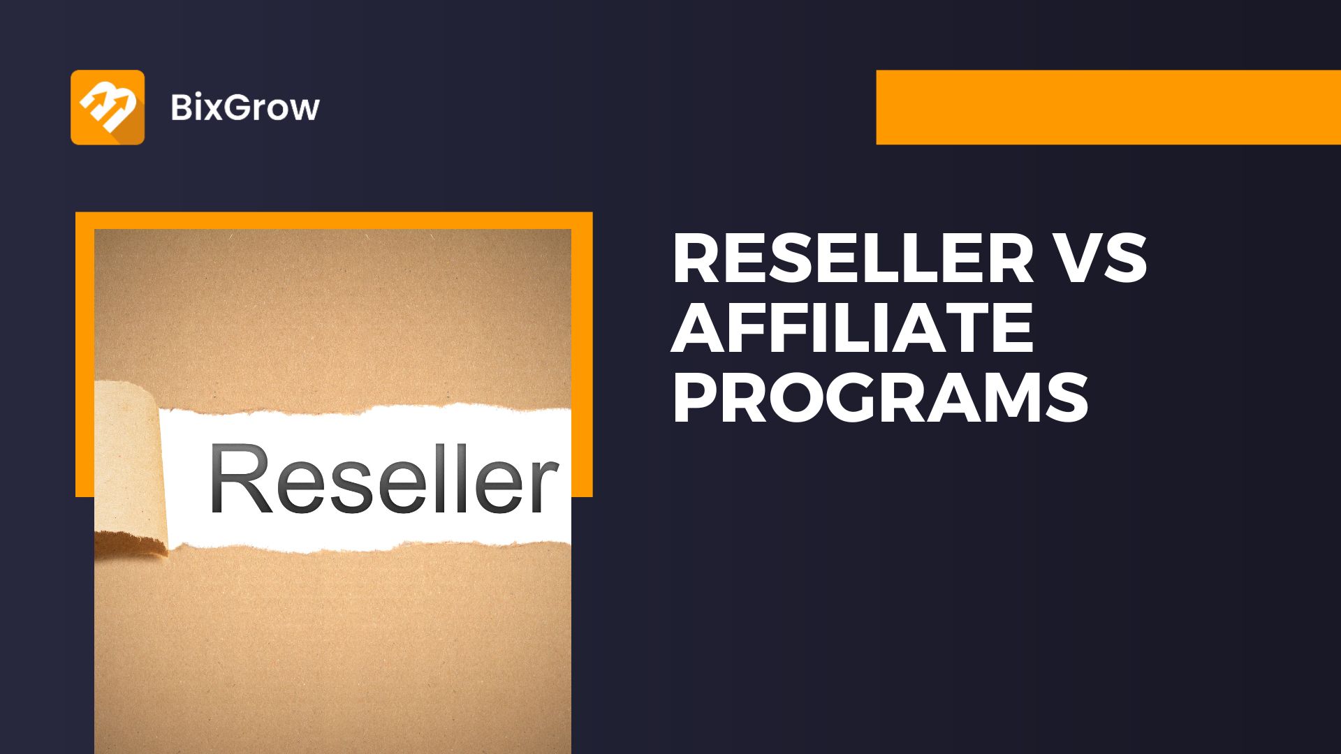 Reseller vs Affiliate Programs: Which One Is Better? – BixGrow ...