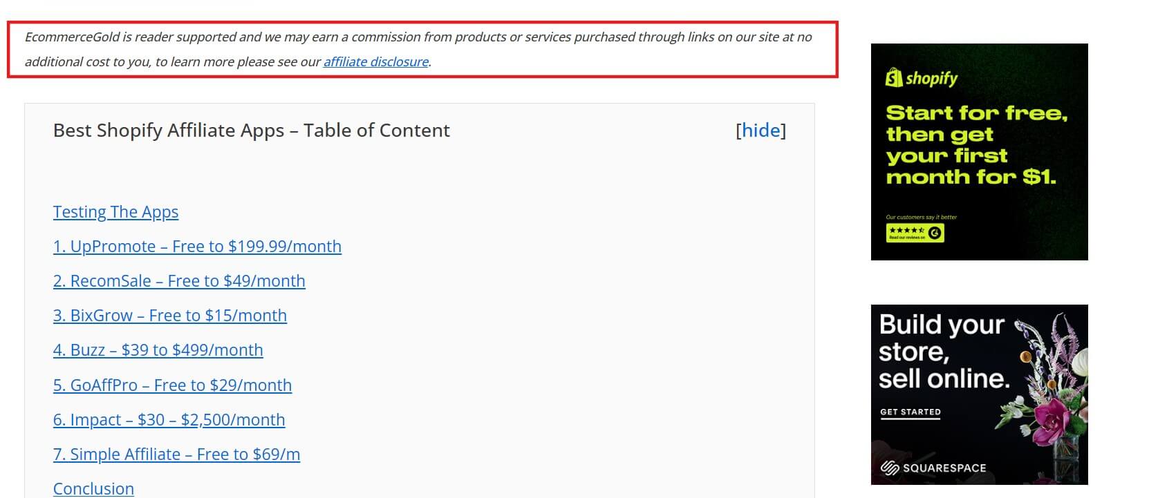 Affiliate Link Disclosure: The Complete Guide With Examples – BixGrow ...