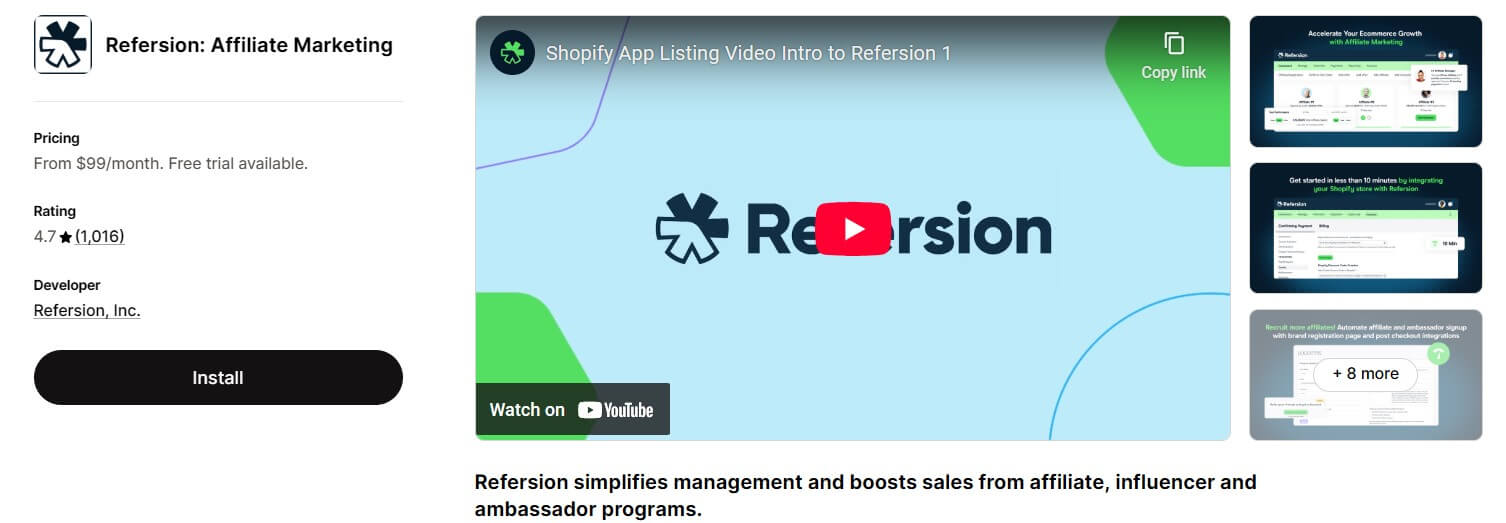 Best Refersion Alternatives on Shopify: Flexible & Better Price – BixGrow – Affiliate Marketing ...